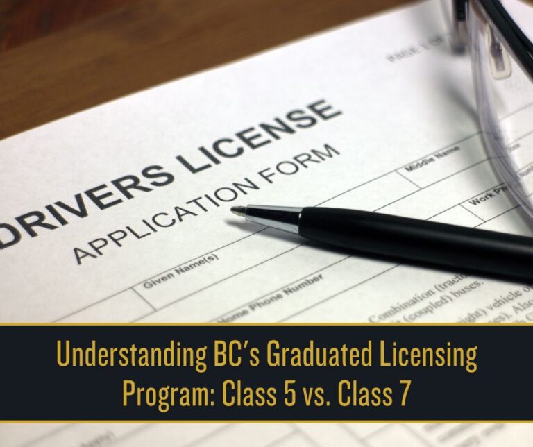 Navigating BC's Graduated Licensing Program: Class 5 vs. Class 7 | Rosa ...