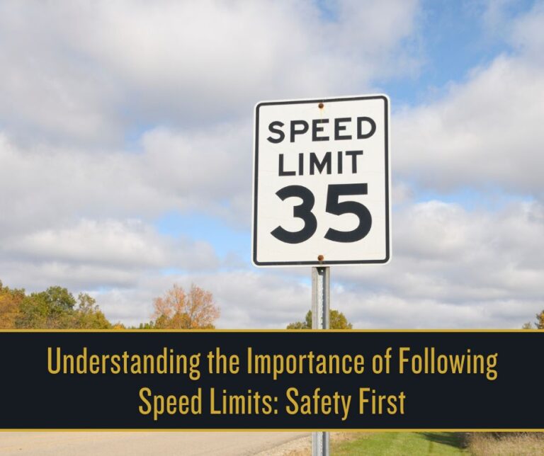 Safety First: Importance of Following Speed Limits